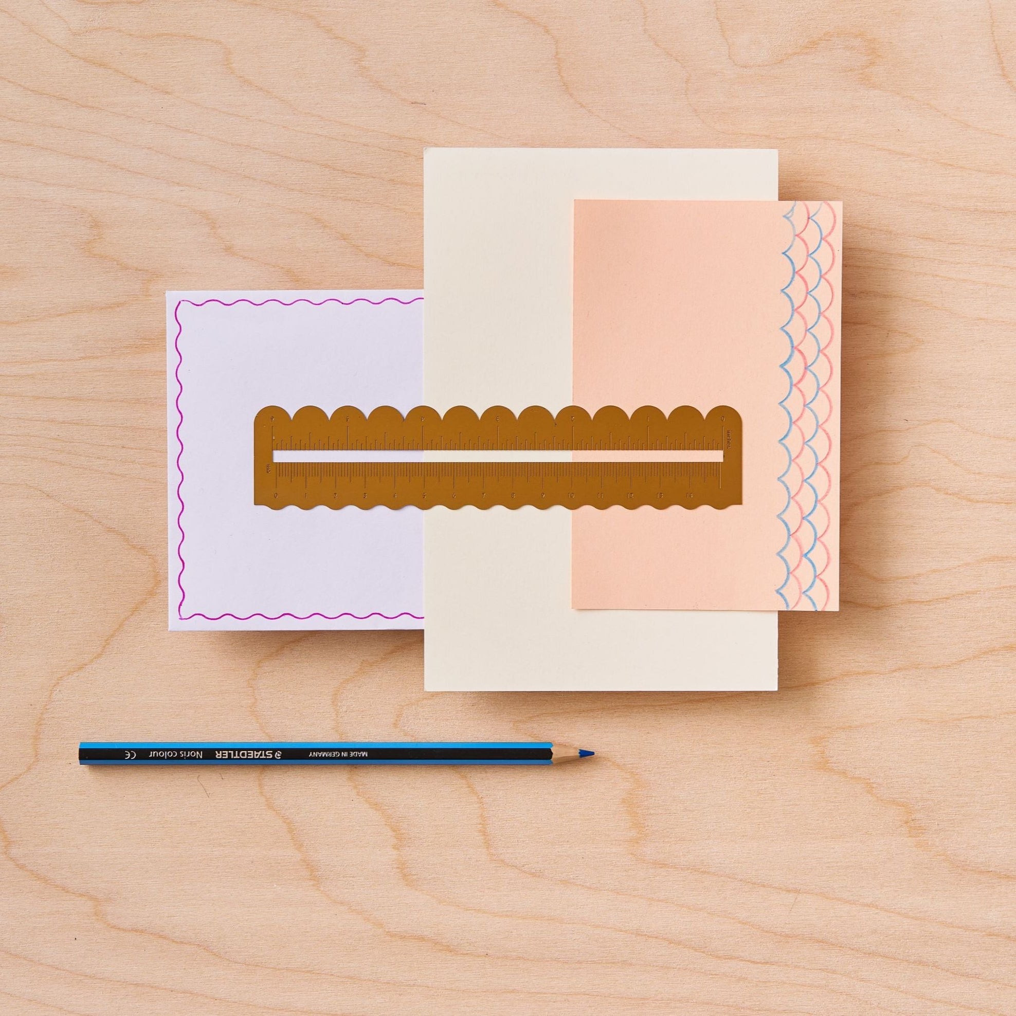 Wavy Brass Ruler - Another Studio – Cascayde