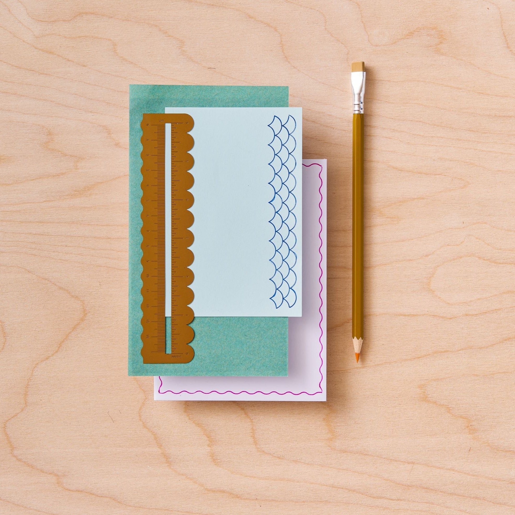 Wavy Brass Ruler - Another Studio – Cascayde