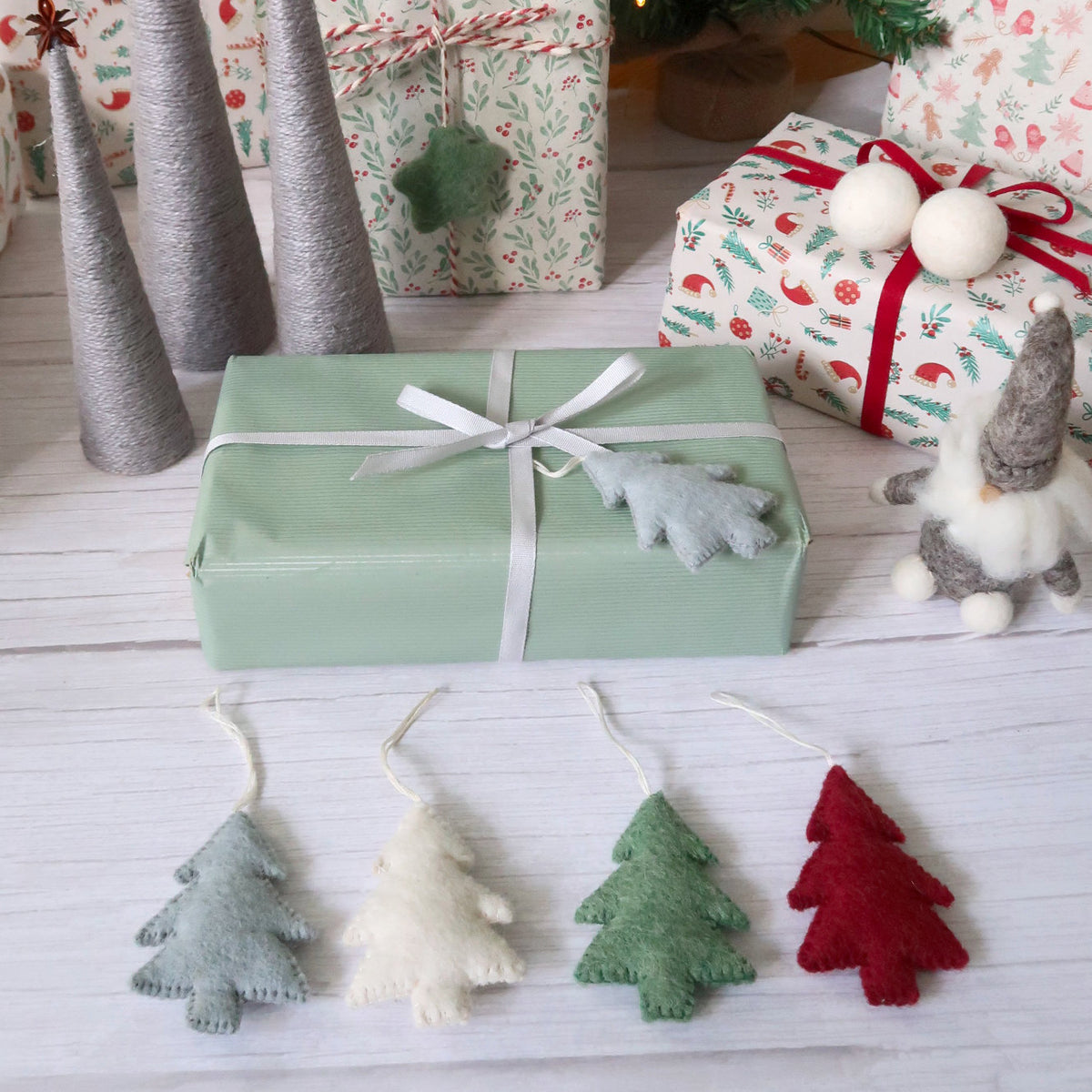 Handcrafted Felt Christmas Tree Decoration – Cascayde