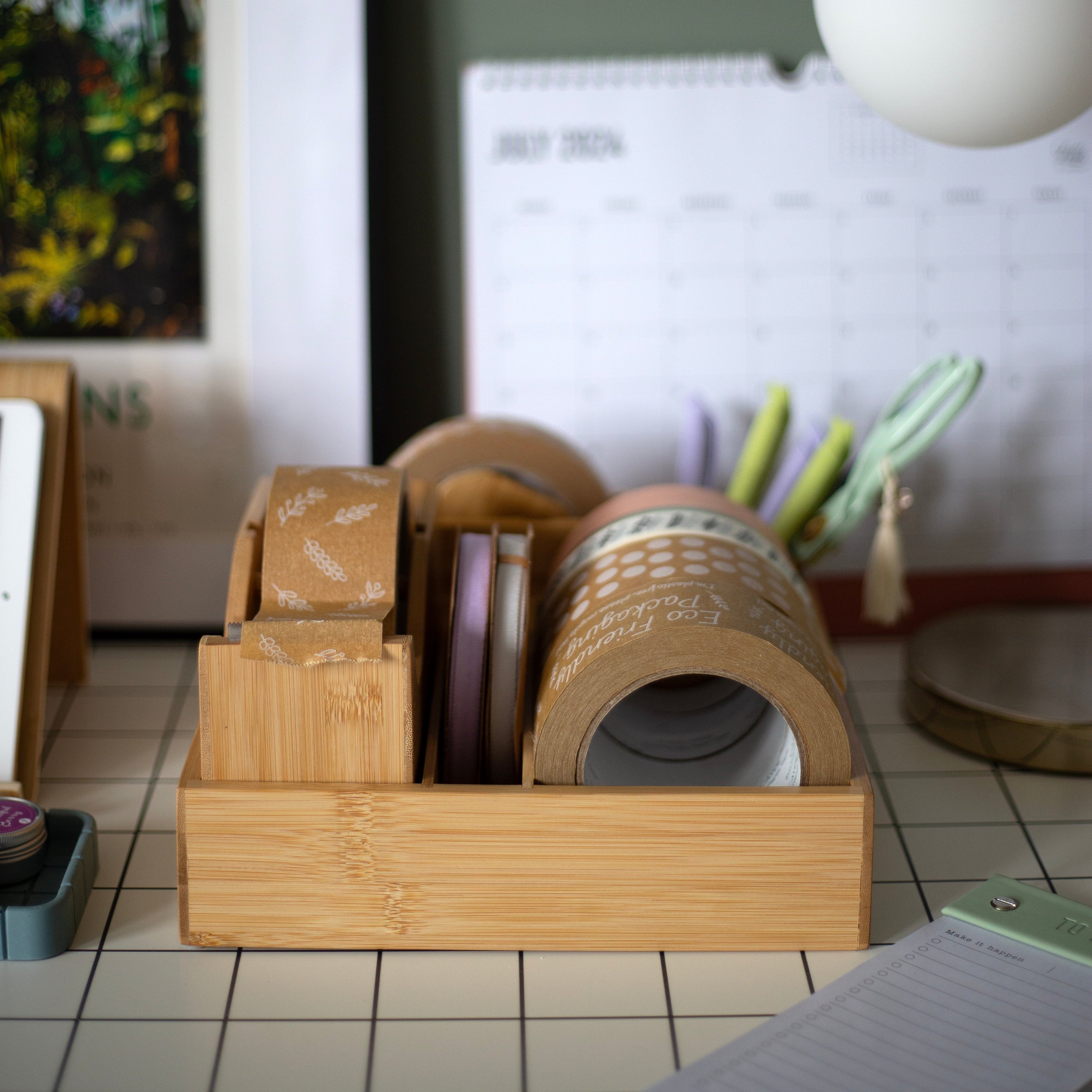 Bamboo Tape Dispenser (48mm) – Cascayde