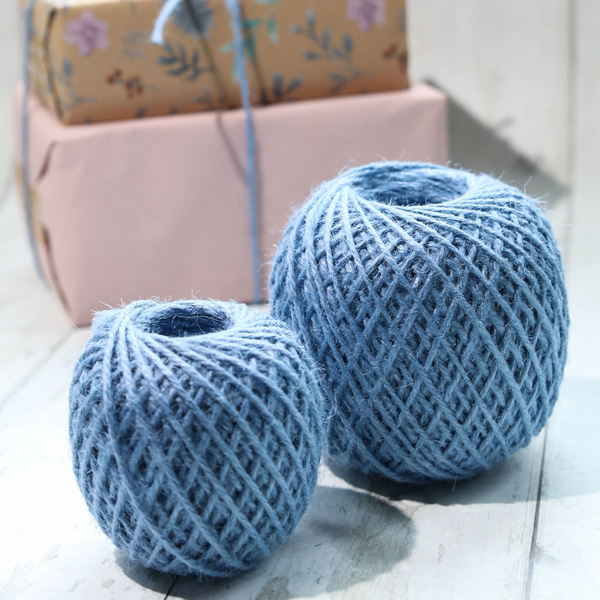 Dusk Blue Jute Twine - Various lengths available – Cascayde