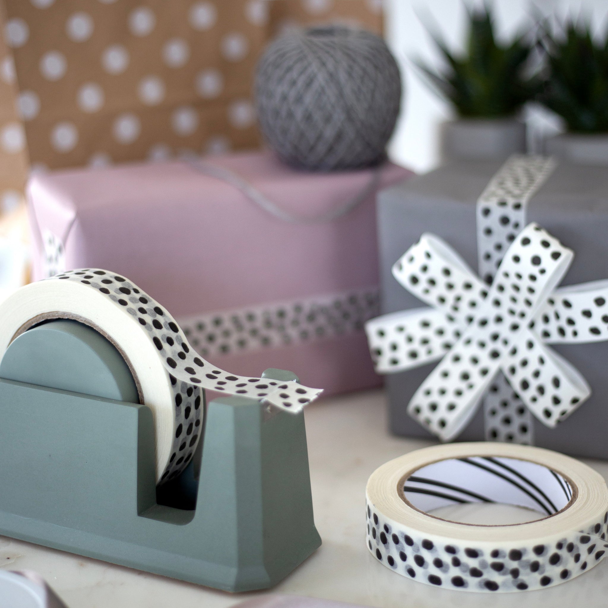 Powder Pink & Rose Pink Duo Kraft Wrapping Paper (Various Sizes) – Cascayde